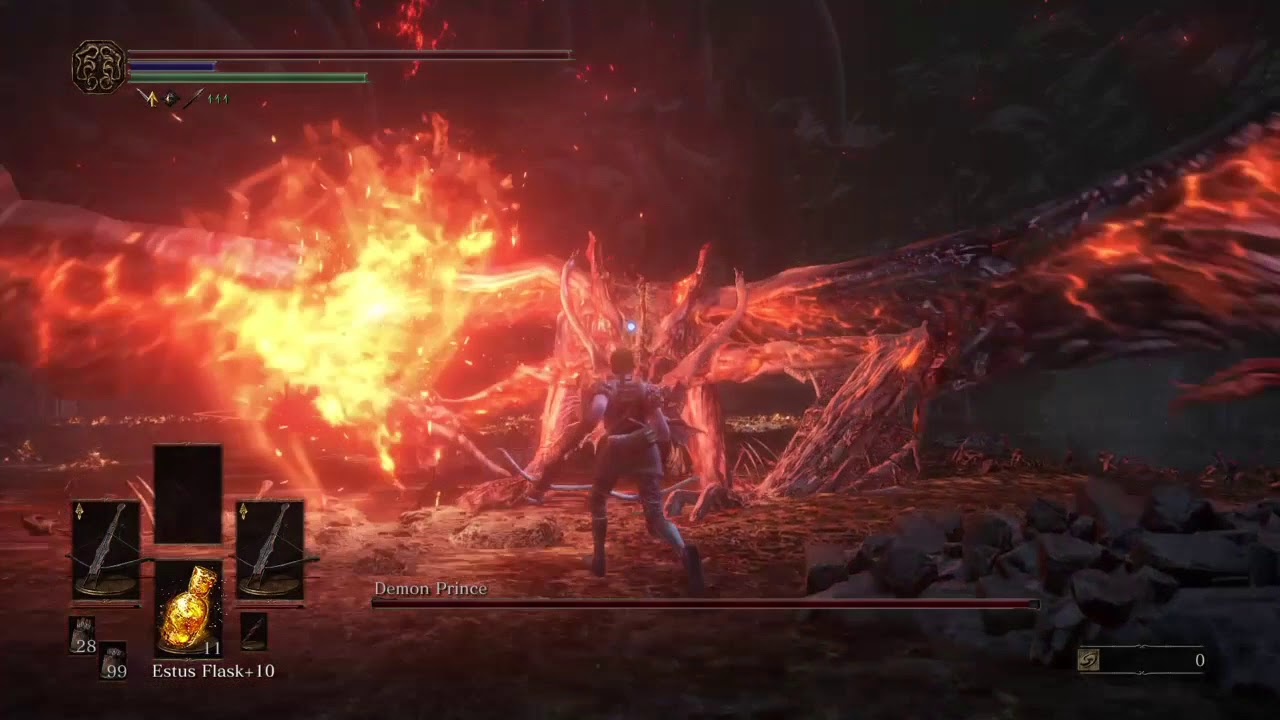 Dark Souls 3 - Crossbows Only - Demon in Pain & Demon from Below ...