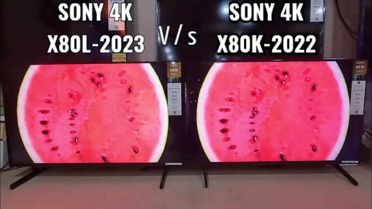 Sony X80l Vs X80K picture composition - YouTube