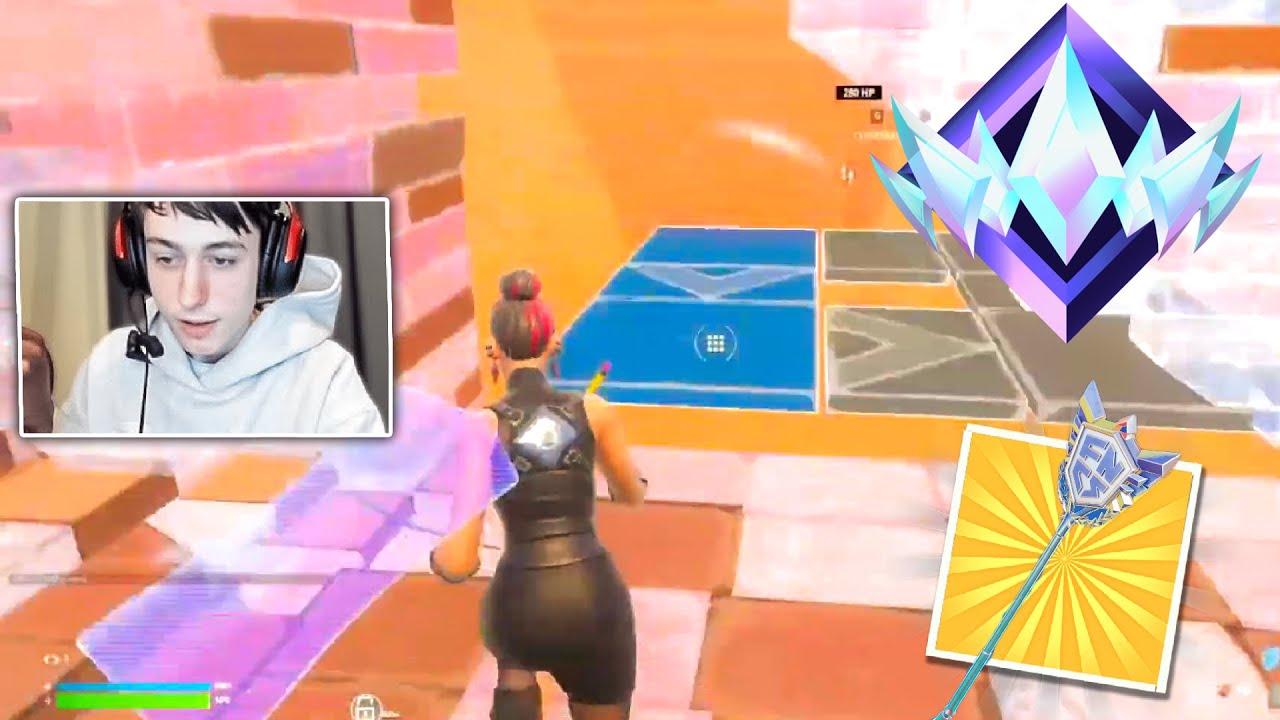 Peterbot TRIES Grinding UNREAL Ranked with FNCS Pickaxe! - YouTube