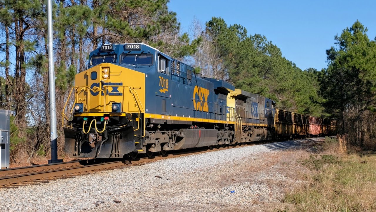 CSX's S-line, Aberdeen Subdivision around Apex and Sanford, NC ...