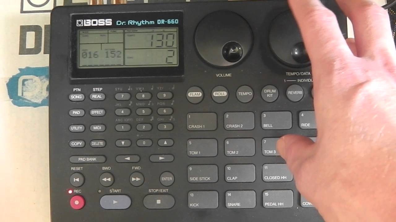 Boss DR660 Drum Machine Tutorial pt. 2 - YouTube