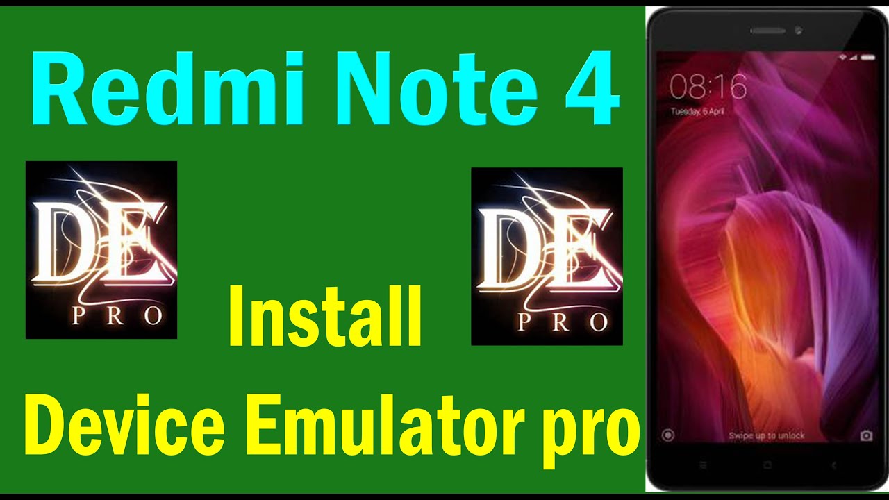 Installing device emulator pro on redmi note 4-How to Install device ...