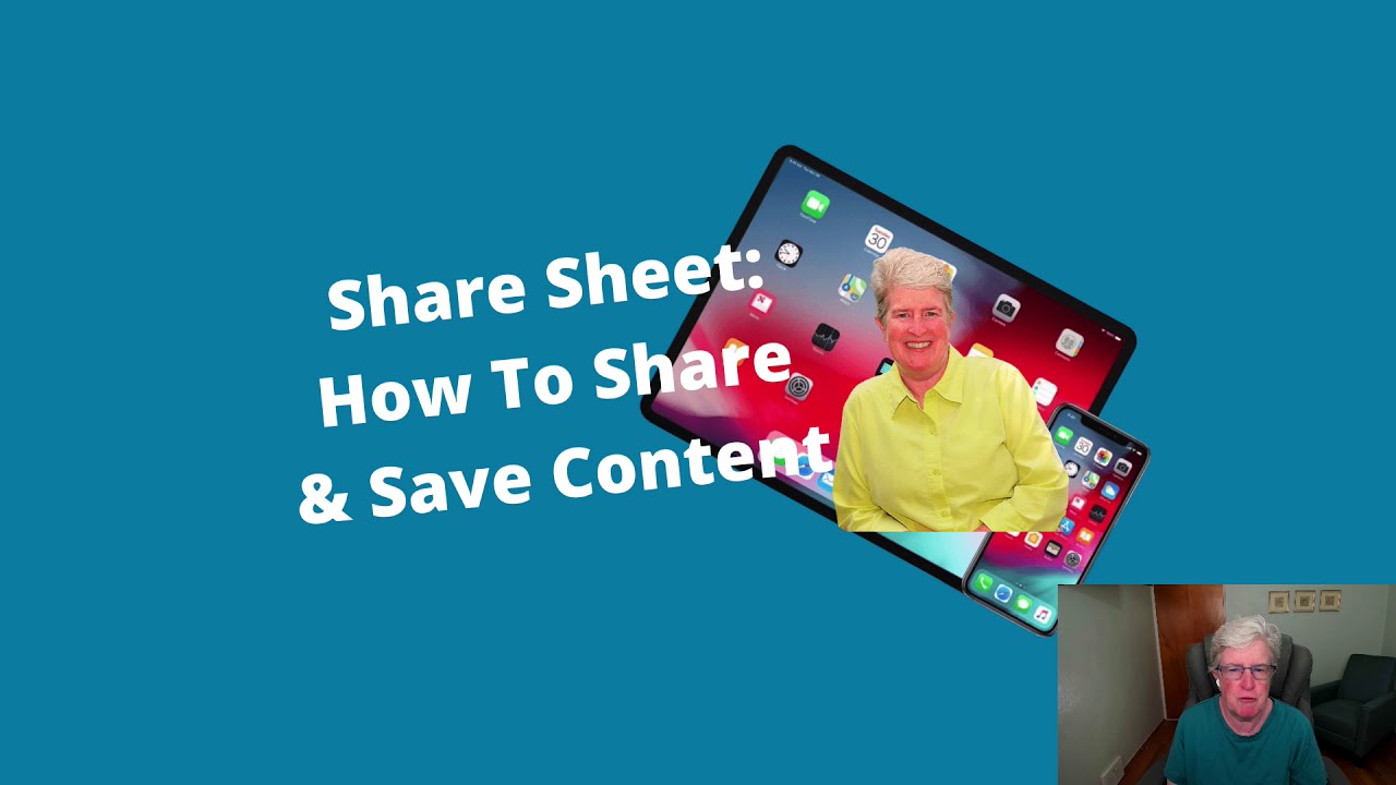 Share Sheet: How To Share Content - YouTube
