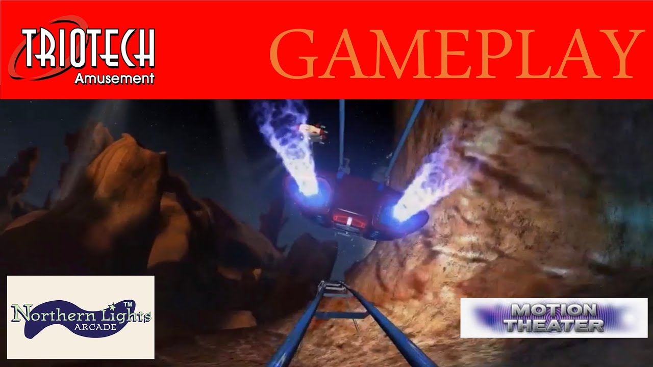 Mad Wave Motion Theater - Cosmic Coaster - YouTube