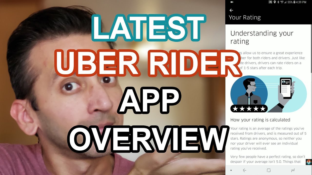 Latest Uber Rider/Passenger App Overview - YouTube