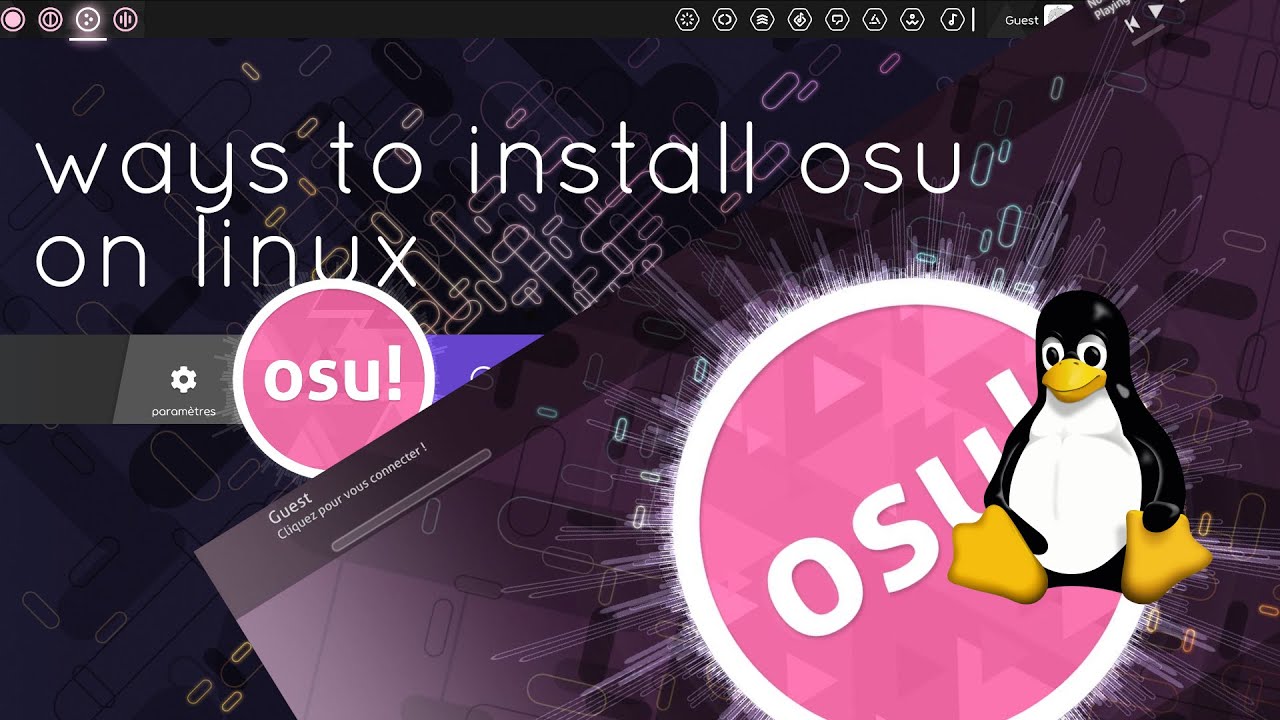 ways to install osu on linux - YouTube