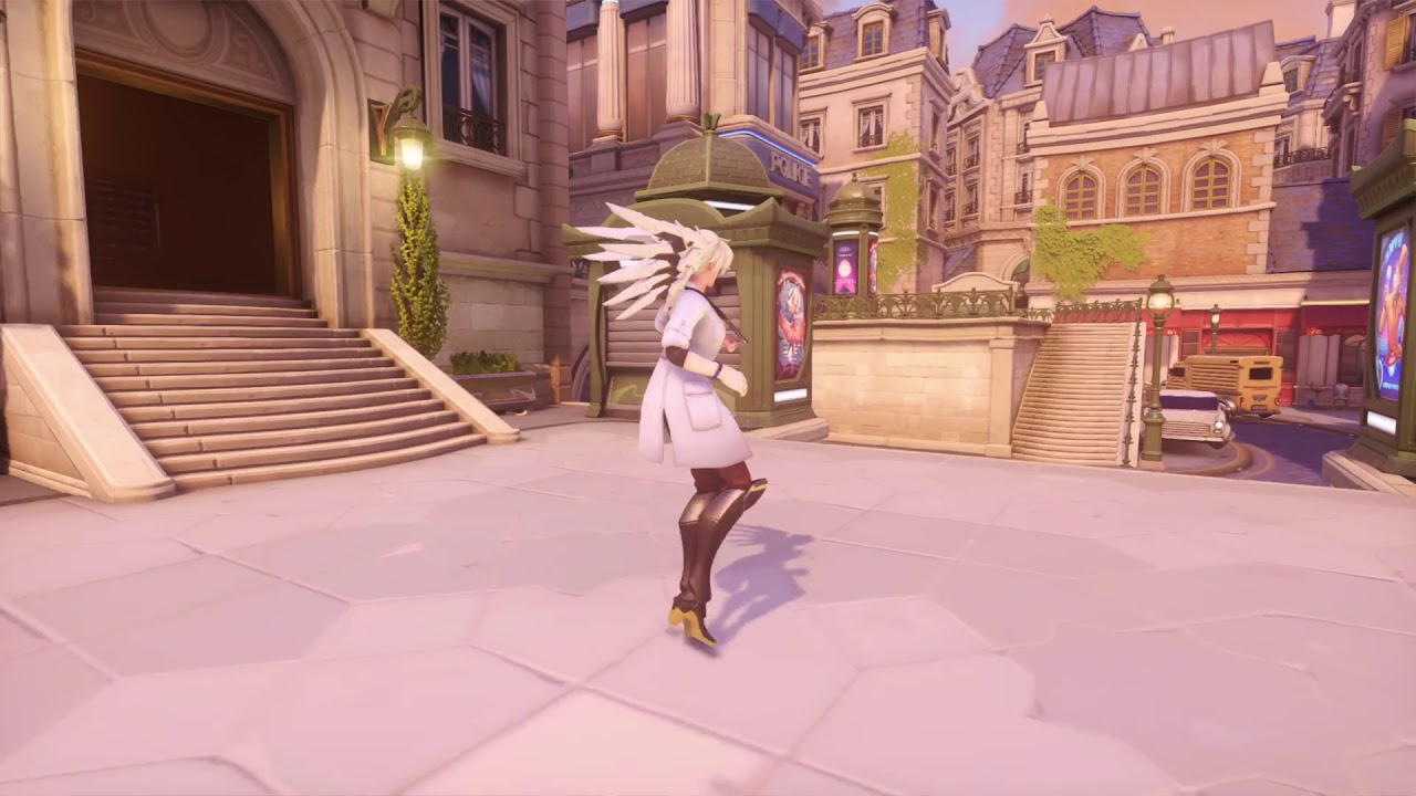 Mercy Dance Emote with Dr. Ziegler Skin in-game (PS4) - YouTube