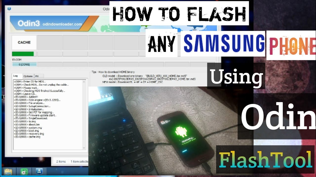 How to Flash Any Samsung Phone | how to Flash Samsung i9300 - YouTube