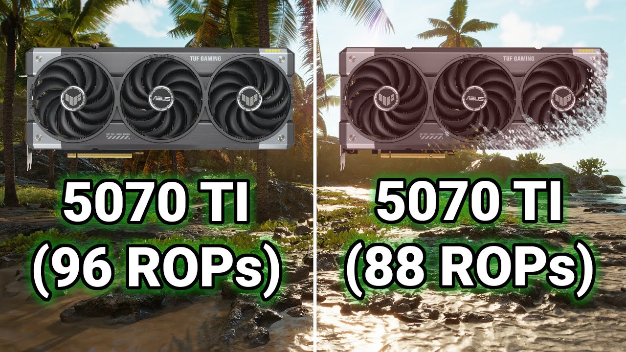 Faulty 5070 TI?! Comparison Reveals Shocking Performance Loss! (96 ROPs ...