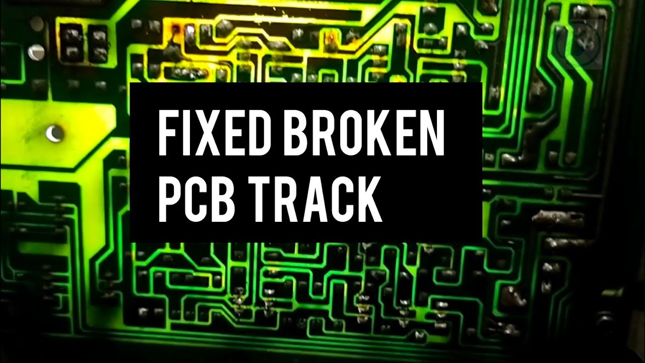 How to trace and repair broken track of the circuit board #trending # ...