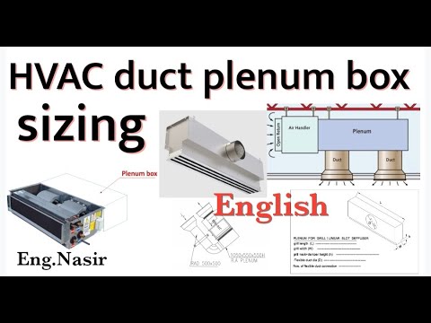 111 - HVAC duct plenum box design for AHU, FCU and plenum box for grills and diffusers in ...