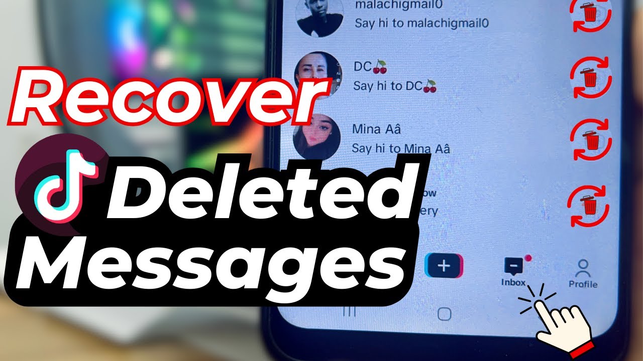 Recover Deleted Messages on TikTok || Recover Tiktok Message - YouTube