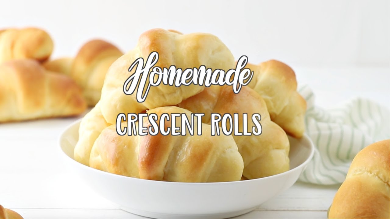How to make: Homemade Crescent Rolls - YouTube