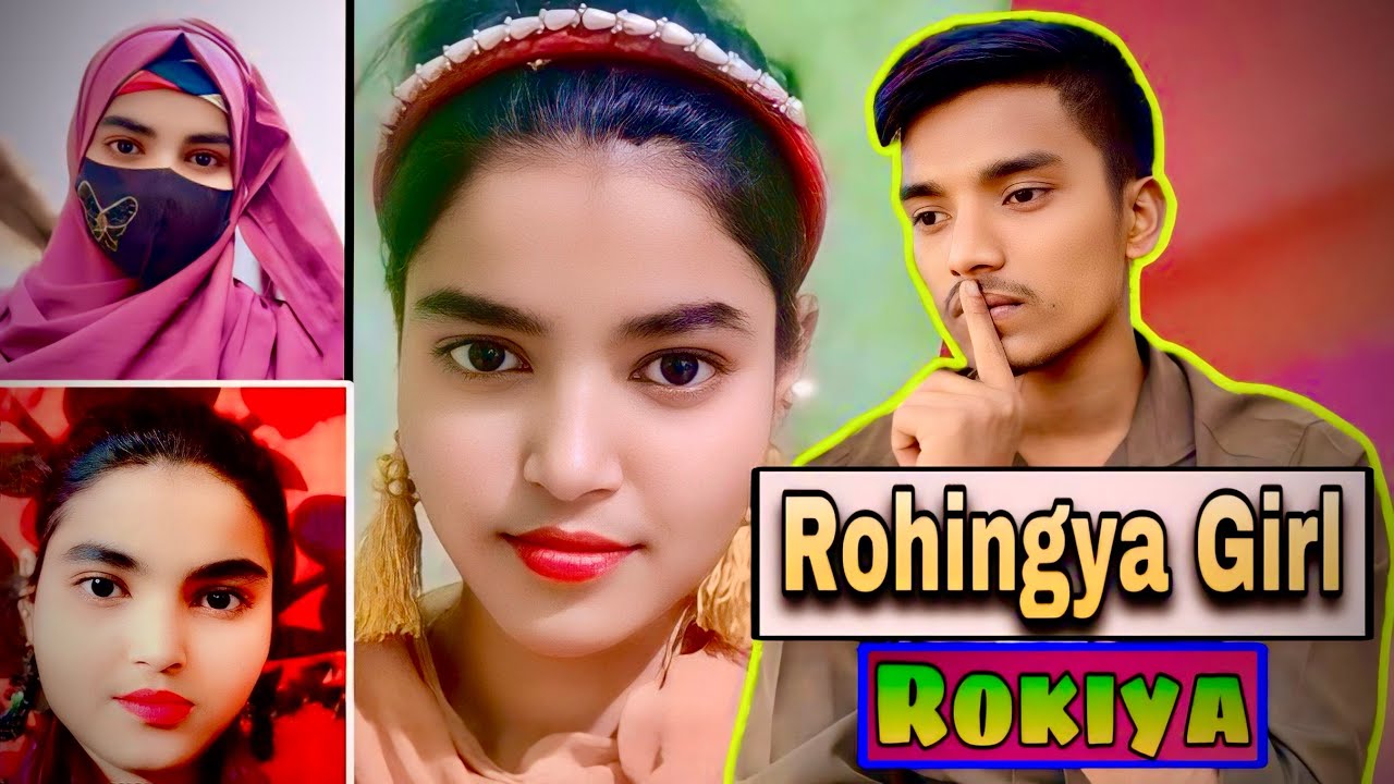 Rohingya Girl ( Rokiya ) she live in Bangladesh Refugee Camp / she’s a ...