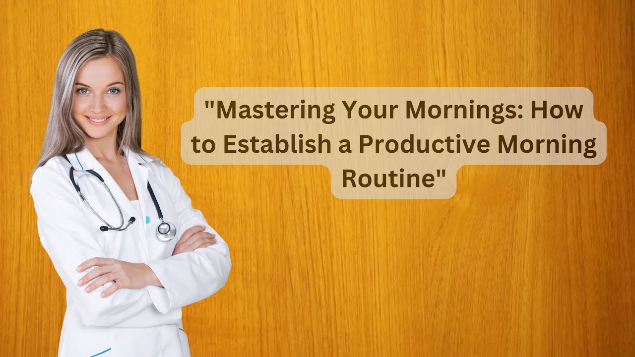 "Mastering Your Mornings: How to Establish a Productive Morning Routine ...