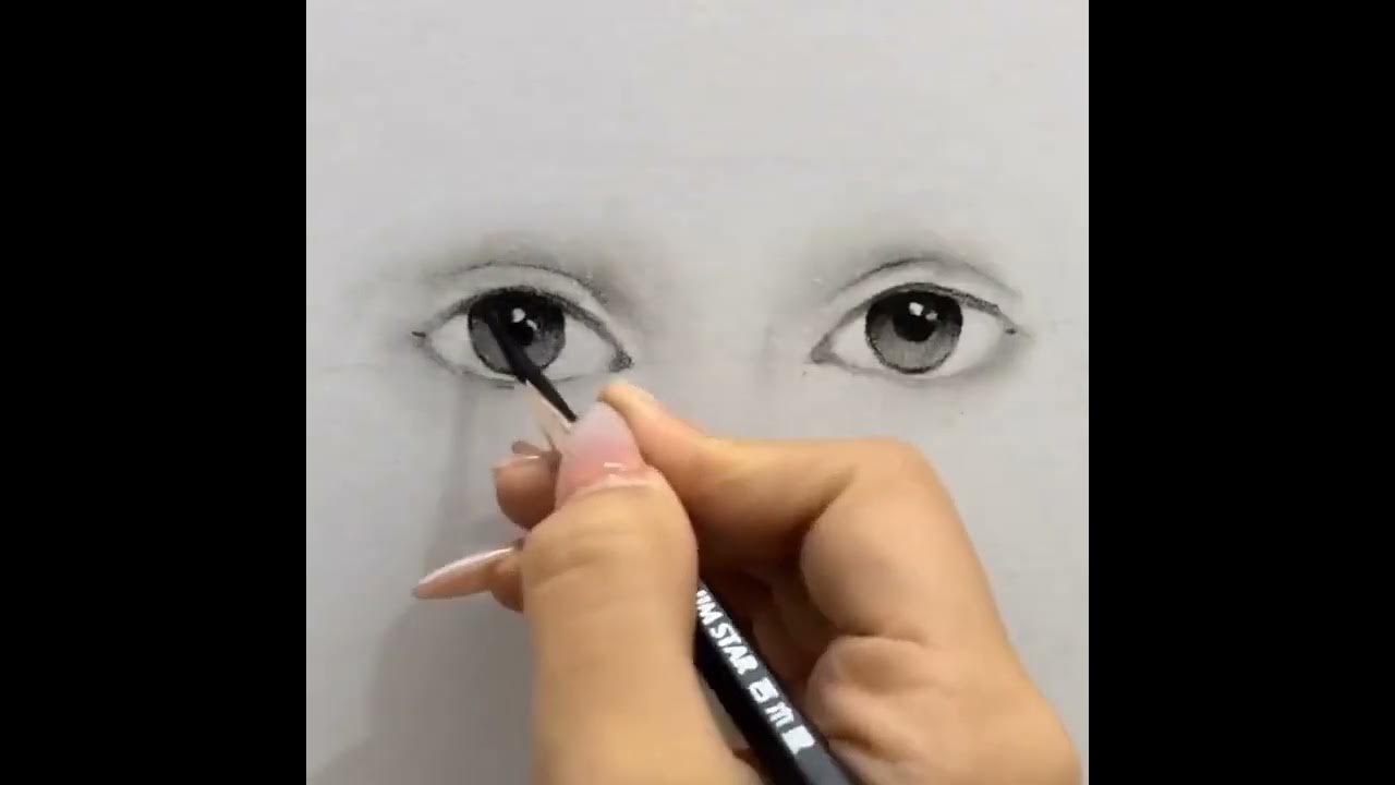 Learn how to draw eyes | how to draw realistic Eye with pencil step by ...