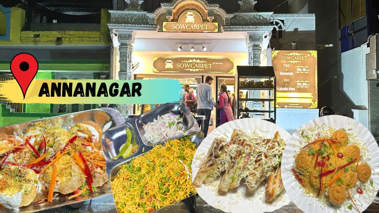 சென்னையின் இன்னொரு Sowcarpet அதுவும் நம்ம Anna Nagar ல | Sowcarpet chat in Anna Nagar Chennai ...