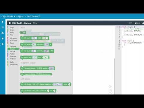 ObjectBlocks Ch2 Video 1 - Programming part of Task 1 - YouTube