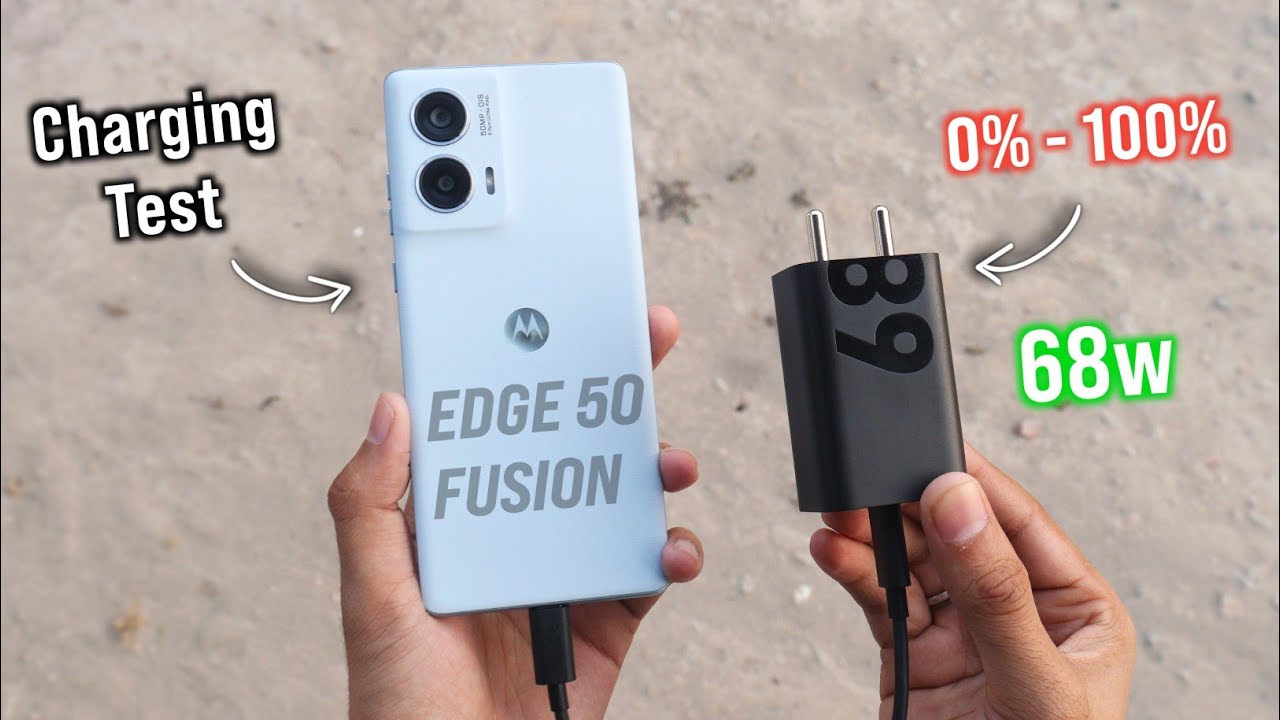 Moto Edge 50 Fusion - Charging test | Moto Edge 50 Fusion battery ...
