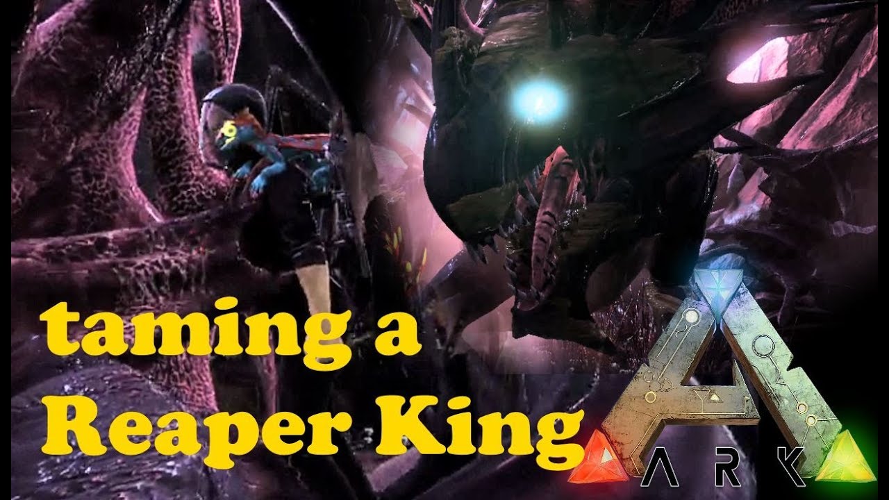 ARK: Survival Evolved - Taming a Reaper King [Tutorial, kinda..] - YouTube