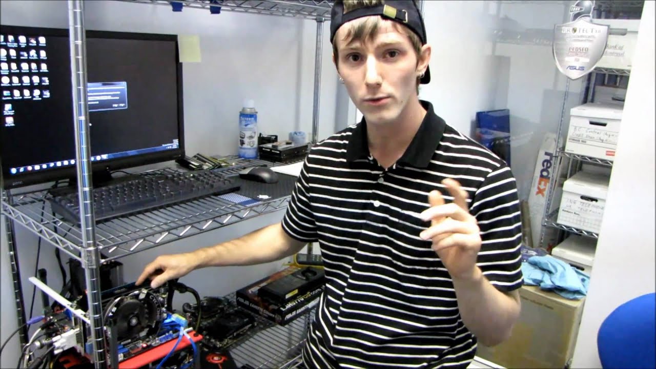 PNY & MSI NVIDIA GeForce GTS 450 1GB SLI Video Review Linus Tech Tips ...