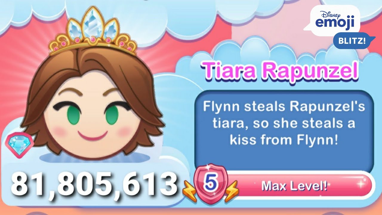 Disney Emoji Blitz - Tiara Rapunzel (Level 5) - Tangled - HIGH SCORE ...
