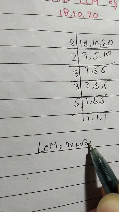 how to find LCM easy way - YouTube