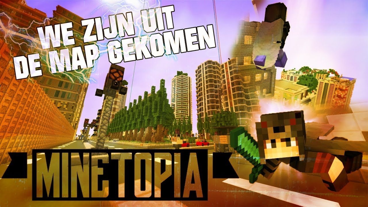 [MINETOPIA] WE ZIJN UIT DE MAP GEKOMEN! - YouTube