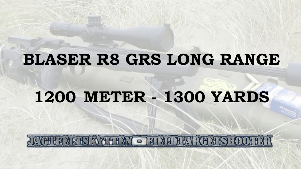 Blaser R8 Long Range shooting 1300 yards - YouTube