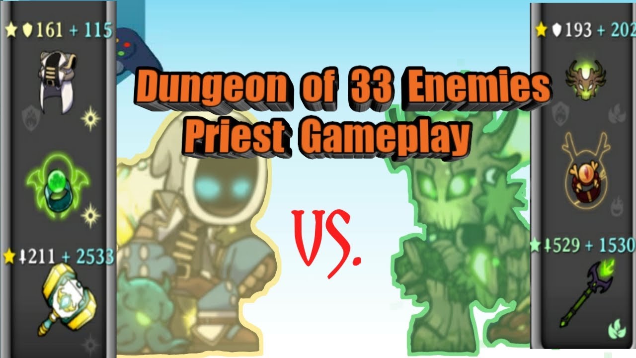 Magic Rampage | Competition Mode |Dungeon of 33 Enemies Priest Gameplay ...