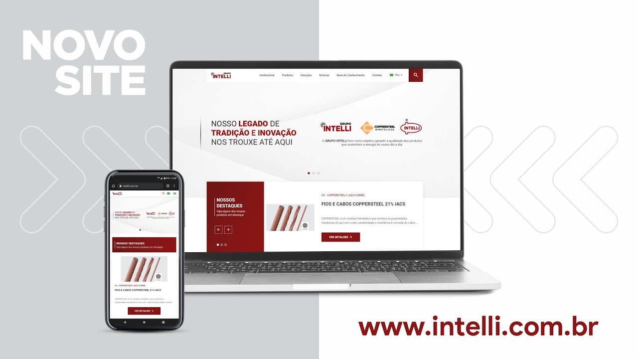 Novo Site do GRUPO INTELLI - YouTube