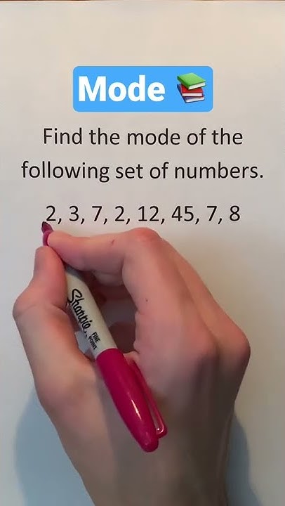 Finding the Mode #Shorts #math #maths #mathematics #education #learn # ...