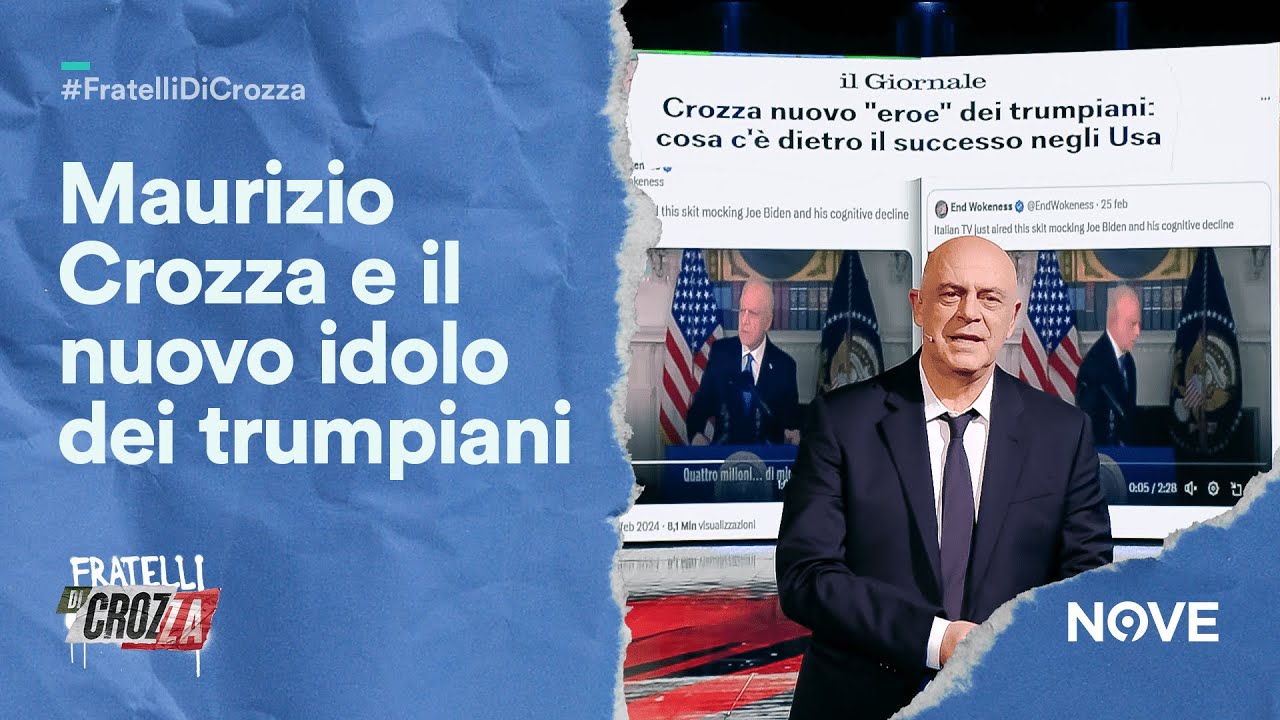 Maurizio Crozza e il nuovo idolo dei trumpiani | Fratelli di Crozza ...