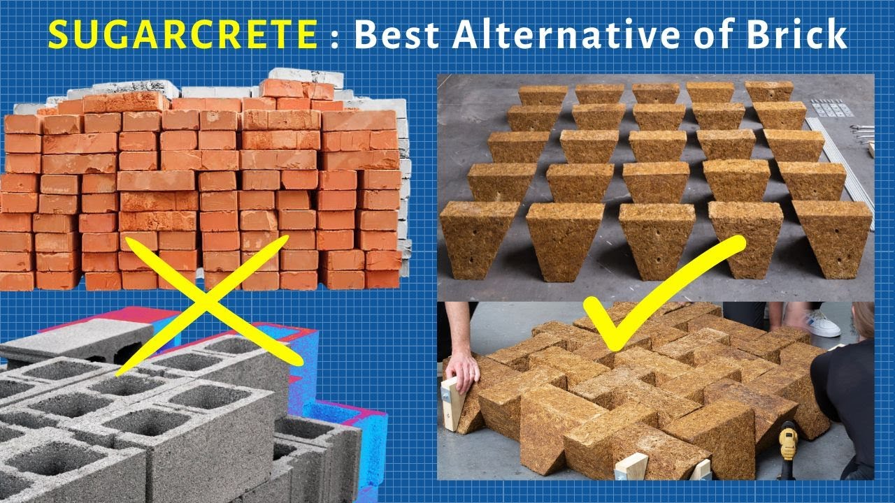 Sugarcrete : A Sustainable Alternative of Brick and Concrete Block ...