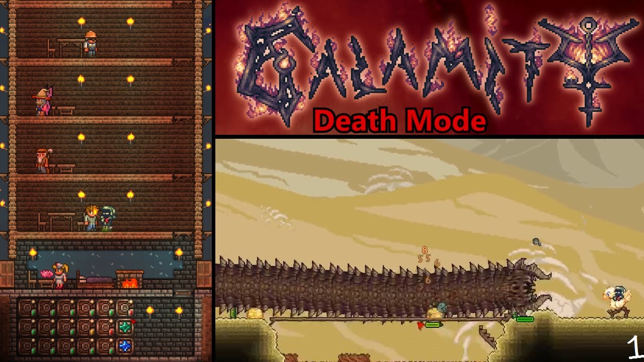Getting Started...and dying...a lot | Terraria Calamity Death Mode ...