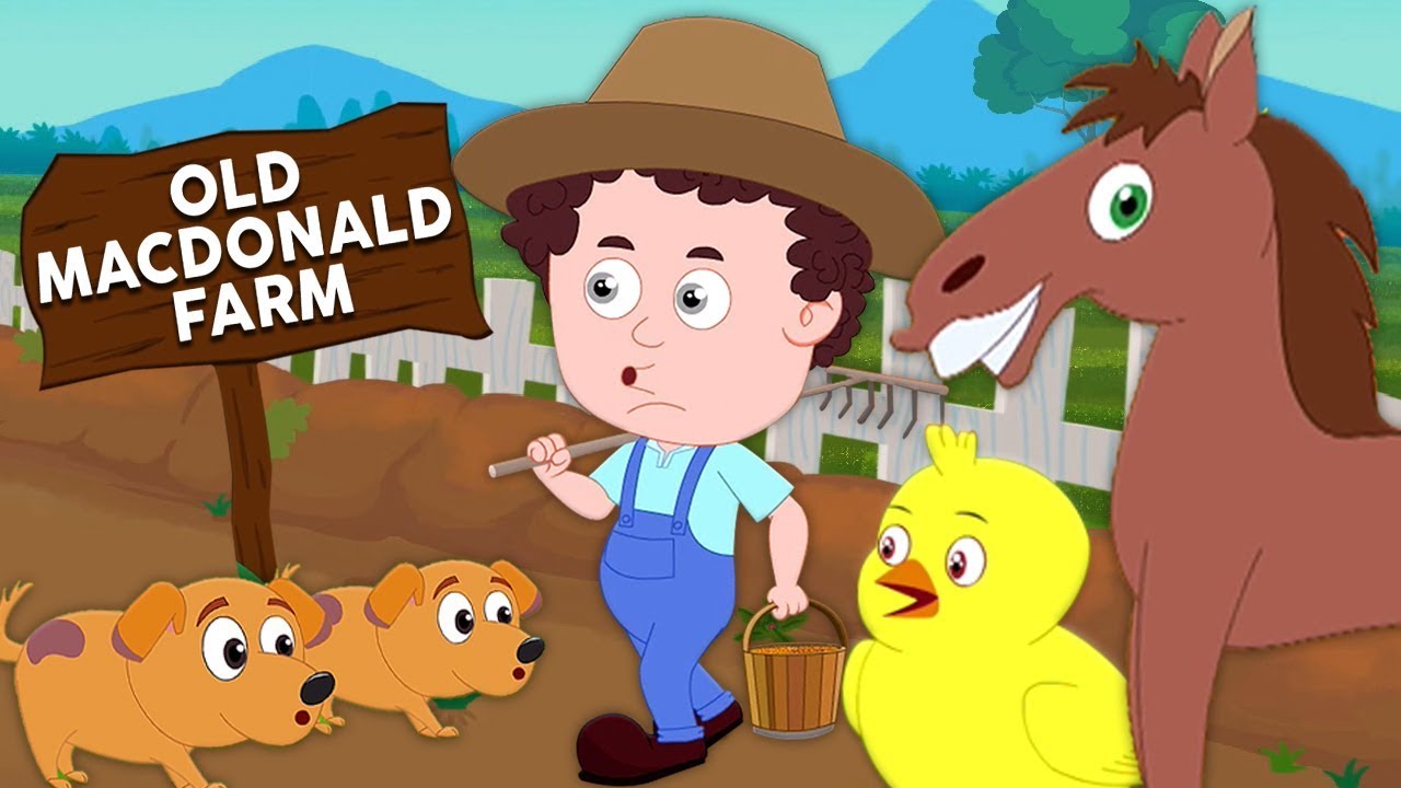 viejo Macdonald tenia una granja | rima bebé | Old Macdonald Rhyme ...