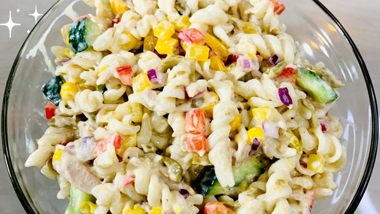 Best Tuna Pasta Salad Recipe| Creamy Tuna Pasta Salad | Pasta Salad ...
