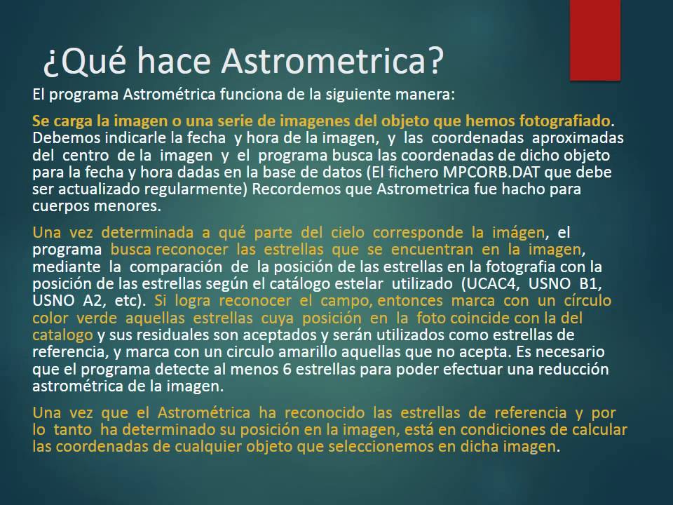 Presentación 5 Astrométrica - YouTube