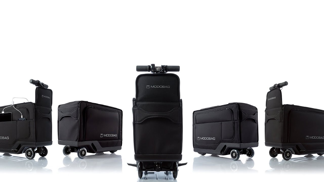 😎 HANDGEPÄCK ROLLKOFFER MIT MOTOR - MODOBAG - YouTube
