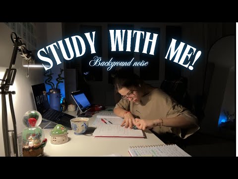 STUDY WITH ME ! 🌠 | 1.5 Saat Beraber Çalışalım 📄☕️💻✨ #study
