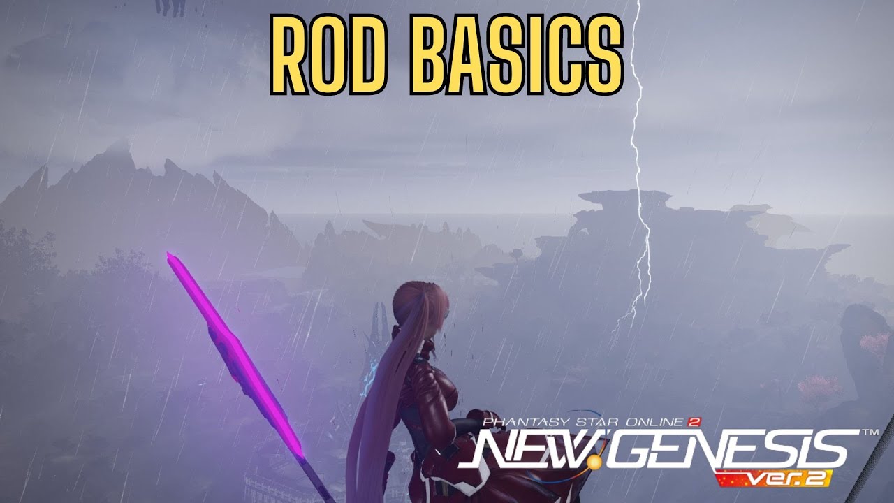 [PSO2 NGS] Class Weapon Basics (Rod) - YouTube