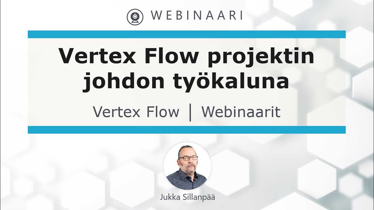 Vertex Flow tuotetiedonhallintaohjelmistoon projektin johdon työkaluna. - YouTube