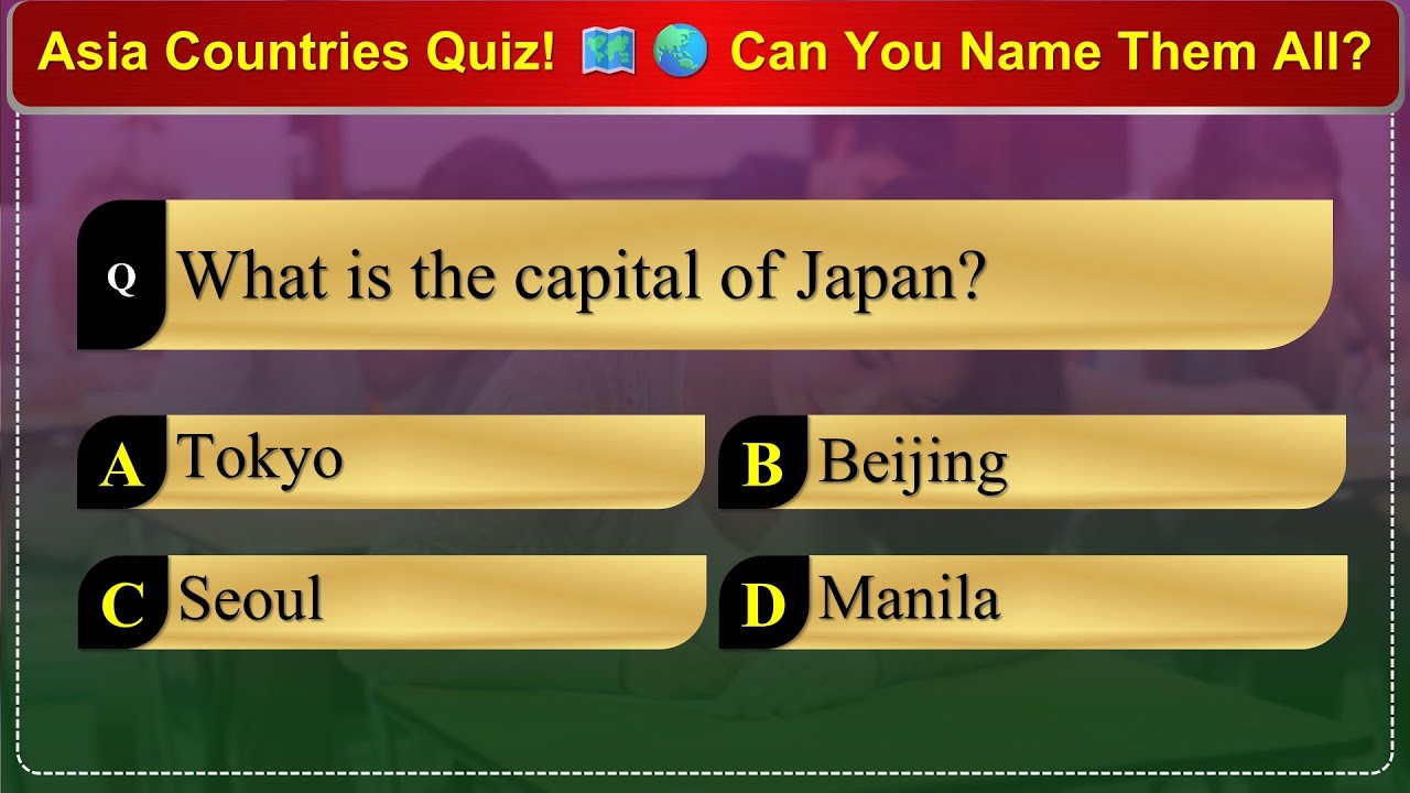 Asia Map & Countries Quiz | Name All Asian Countries on the Map - YouTube