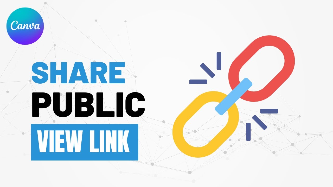 How to Share a Public View Link in Canva - YouTube