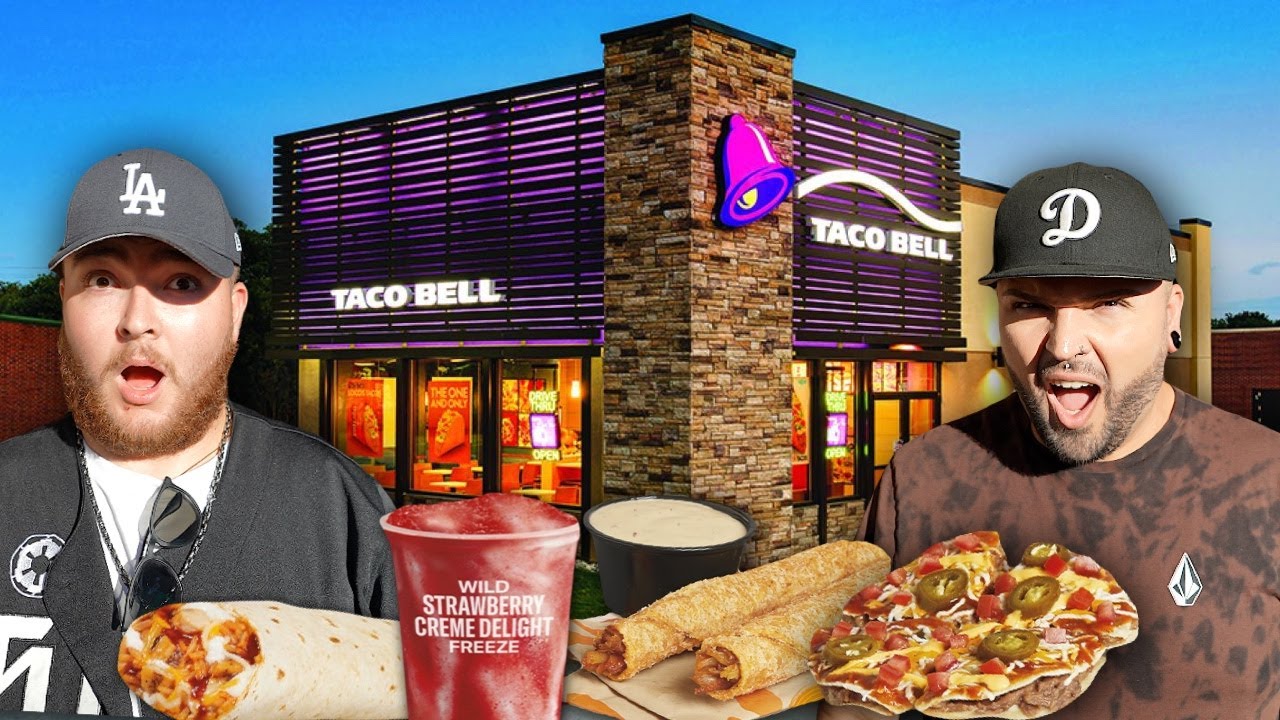 Eating Every New Taco Bell Menu Item! - YouTube