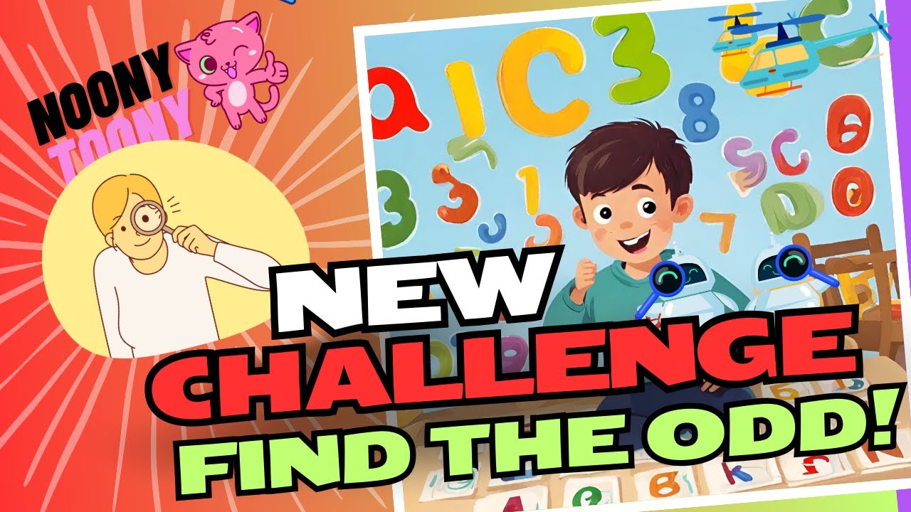 Noony Toony Adventures: Playful Puzzles – Spotting Odd Ones in Alphabet ...