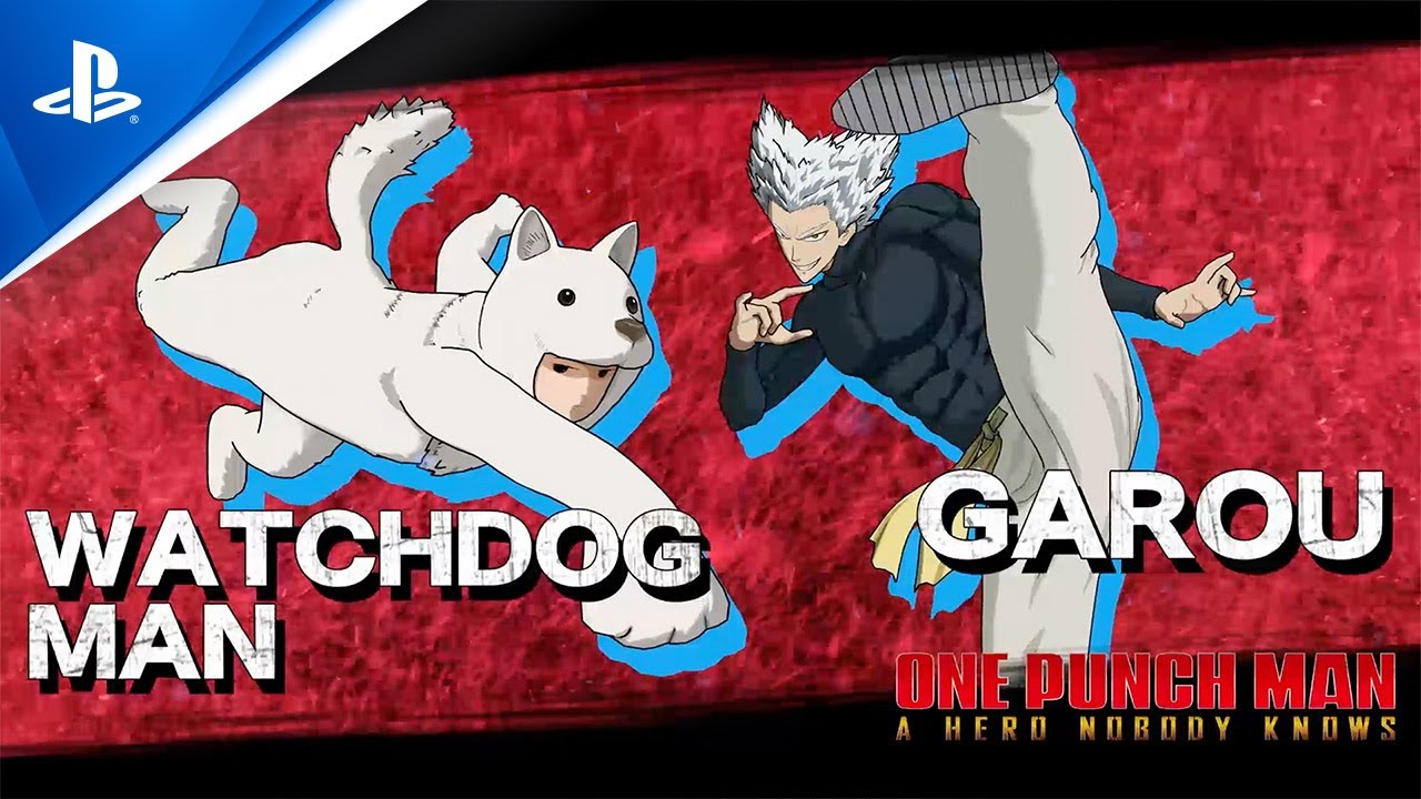 One Punch Man: A Hero Nobody Knows - Watchdog Man and Garou Launch ...