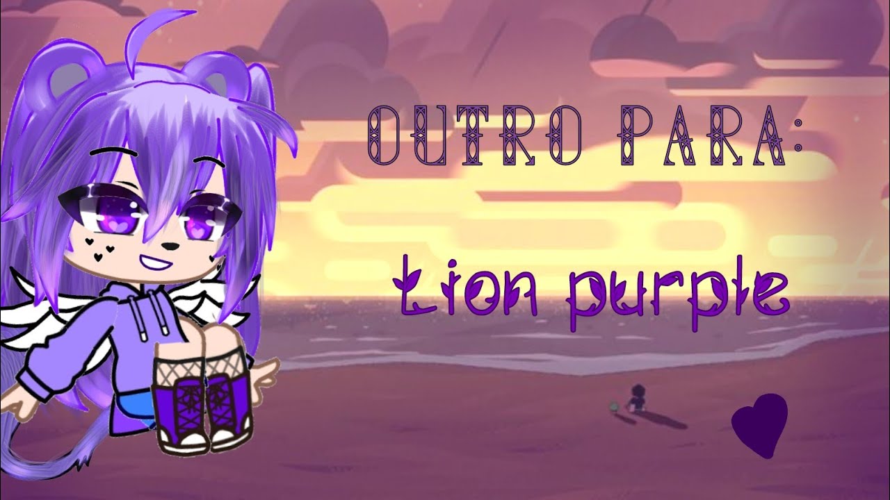 💮 outro para Lion purple 💮 - YouTube