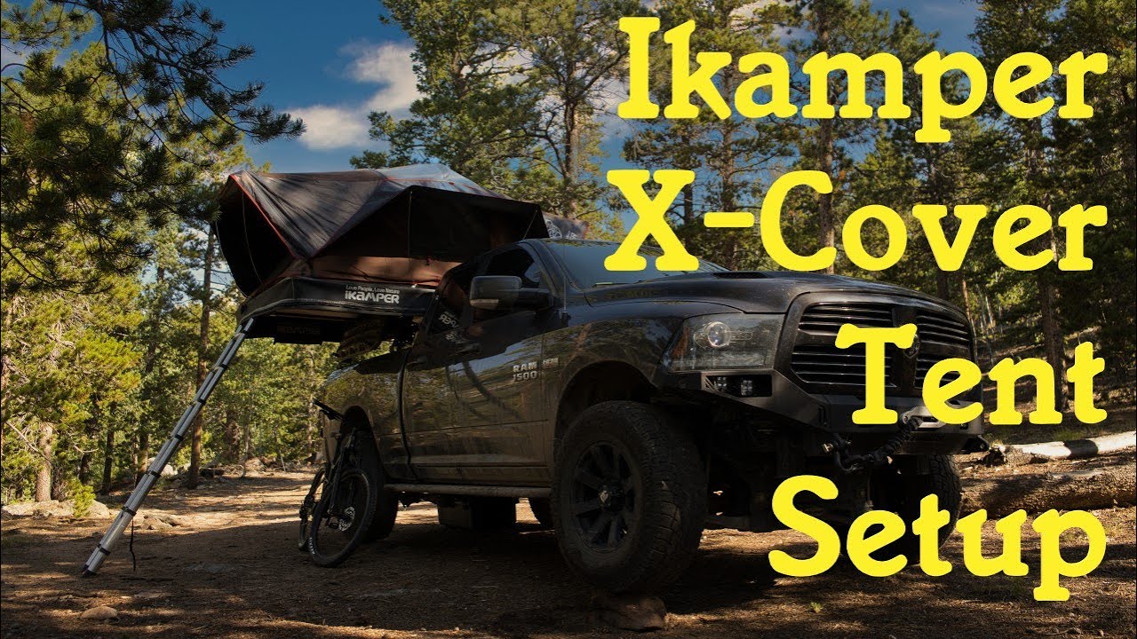 Setting up the Ikamper X-Cover Roof Top Tent - YouTube
