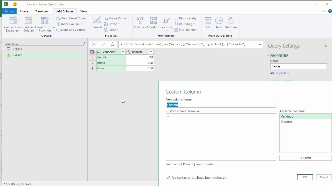 Cómo usar Power Query y Power Pivot para juntar dos tablas. - YouTube